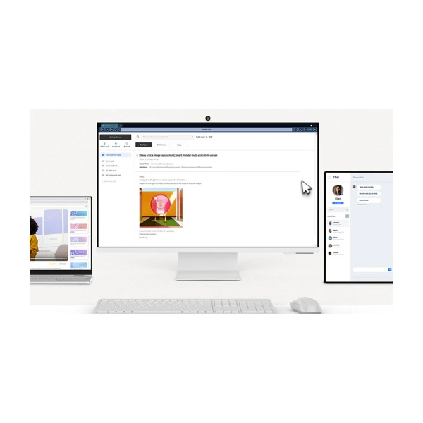 Samsung Smart Monitor M7 S32DM702 32" 4K UHD skærm, sort - POWER.dk