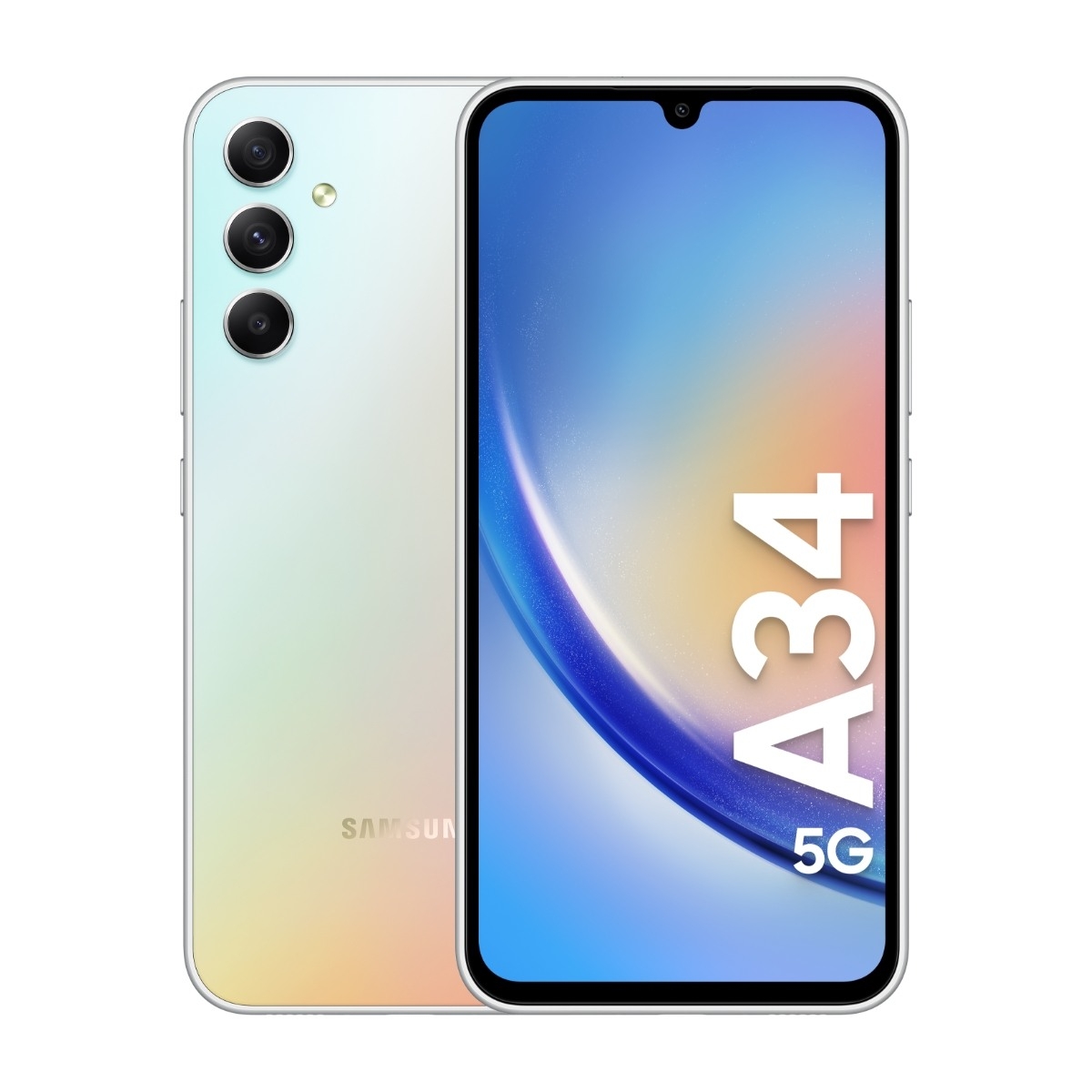 Samsung Galaxy A34 5G 256 GB, silver - Power.se
