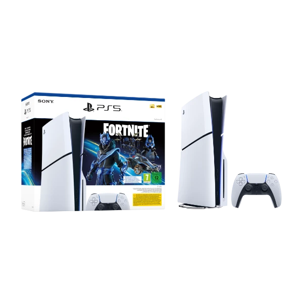 PlayStation 5 Slim -konsoli – Fortnite Cobalt Star Bundle - Power.fi