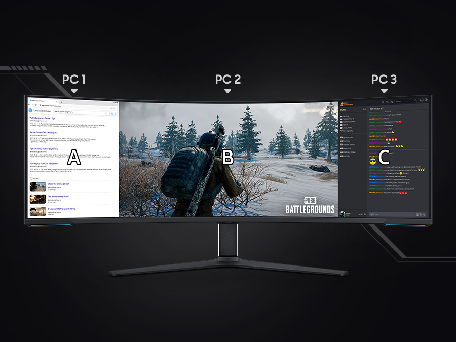 Samsung Odyssey Neo G9 G95NC 57" Dual UHD gamingskærm - POWER.dk