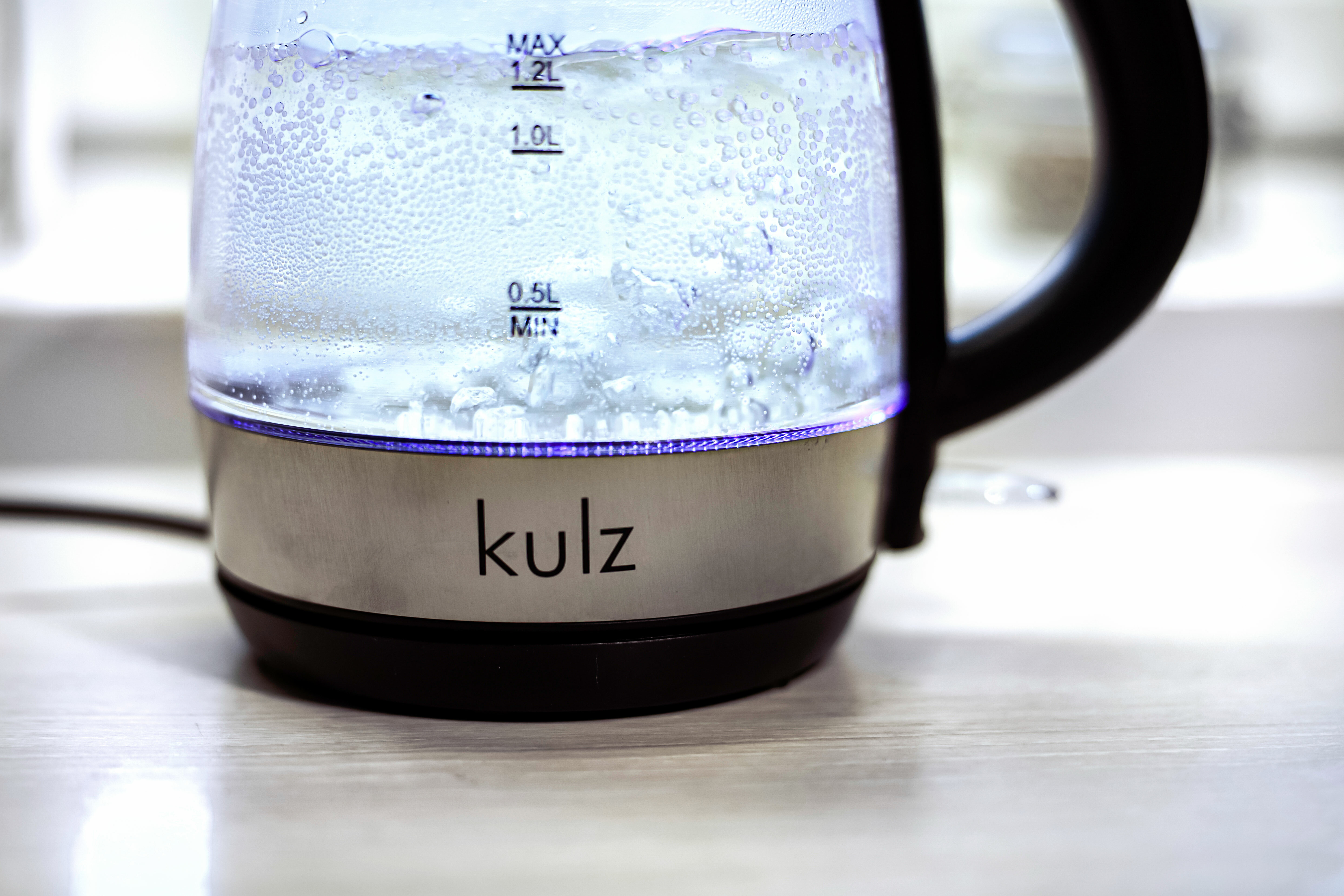 Kulz KUWK12GLASS 1,2 L vannkoker - Power.no