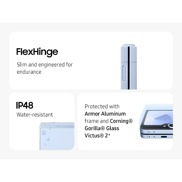 Samsung Galaxy Z Flip6 256 GB, Silver Shadow - POWER.dk