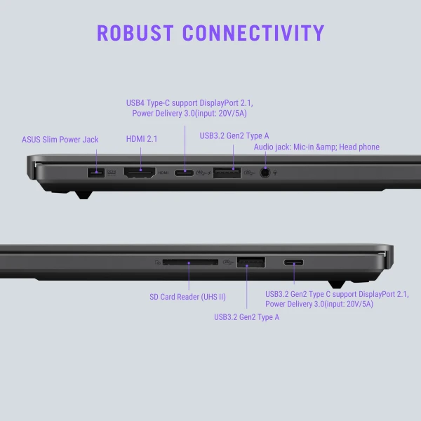 ASUS ROG Zephyrus G16 (2025) GU605CX 16" bærbar PC - POWER.dk