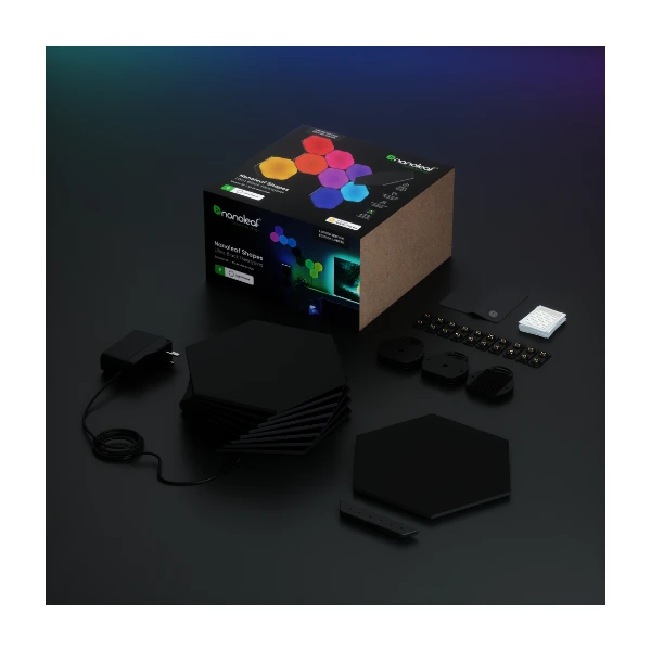 Nanoleaf Shapes Hexagons lyspaneler Startpakke 9 stk. Limited Edition ...