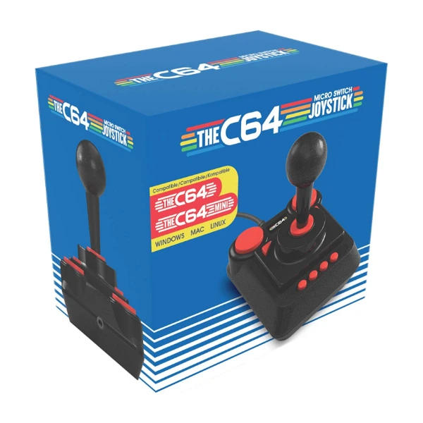 RETRO GAMES C64 MICRO SWITCH JOYSTICK CONTROLLER - POWER.dk