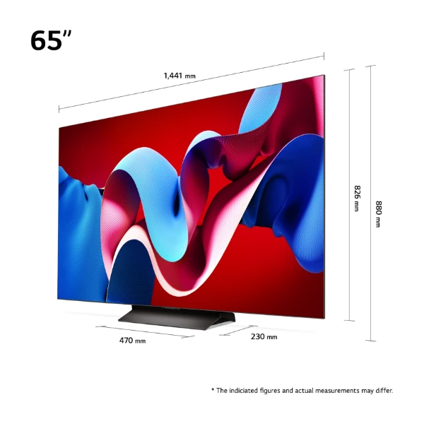 LG 65" OLED evo C4 4K TV OLED65C44LA - POWER.dk