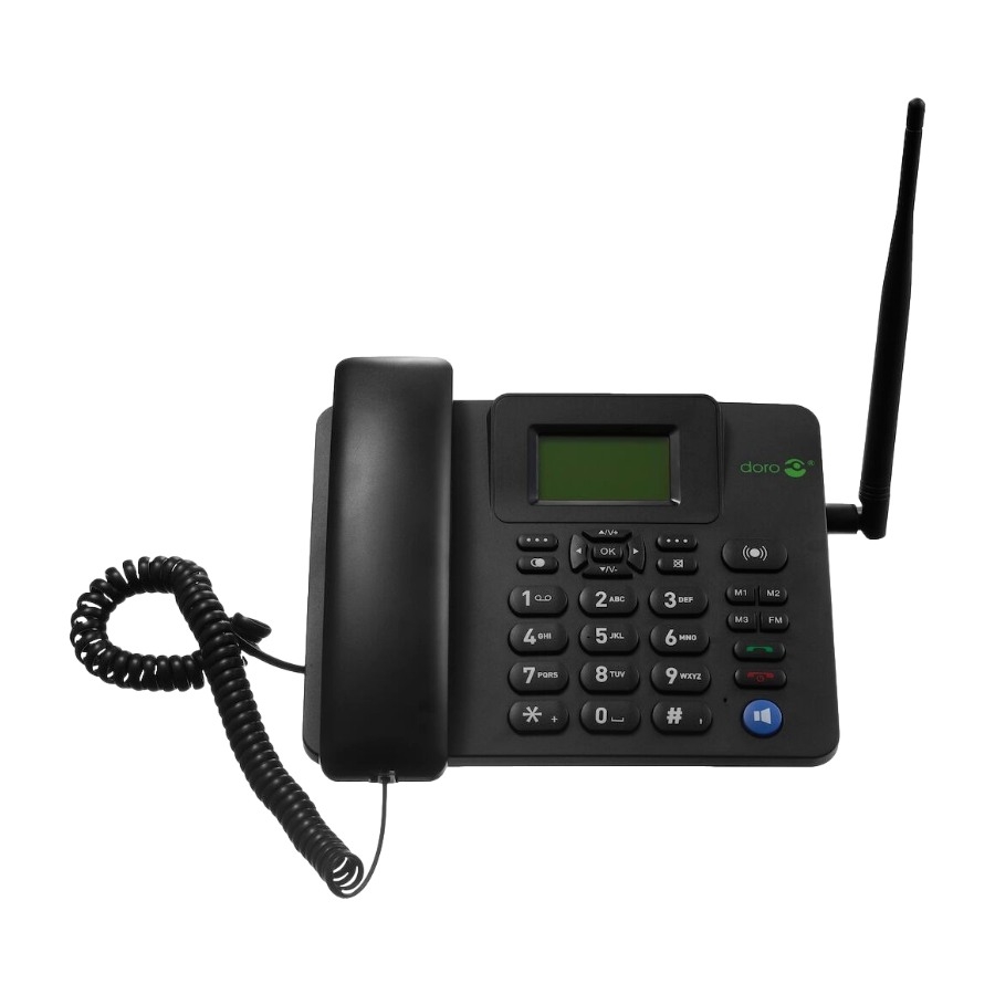 Doro 4100H 4G Hem Bordstelefon, svart - Power.se
