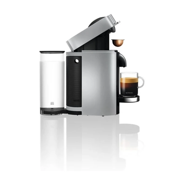 Nespresso Vertuo Plus Deluxe bundle kapselikeitin By Delonghi, hopea ...