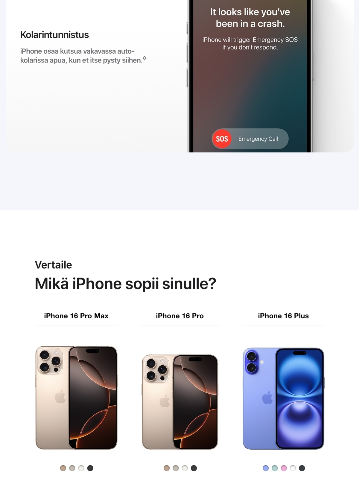 Apple iPhone 16 128 Gt, musta - Power.fi