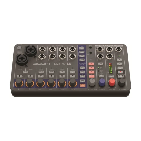 Zoom LiveTrak L6 digital mixer/optager - POWER.dk
