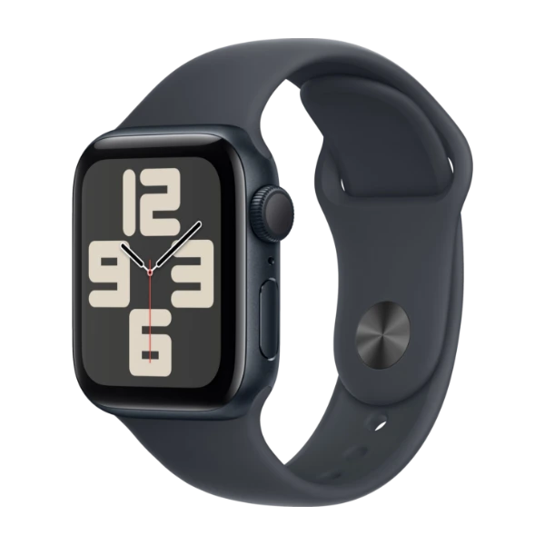 Apple Watch SE GPS 40 mm midnatt alum, midnatt Sport Band - M/L - Power.no