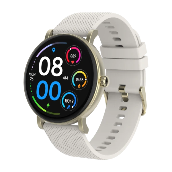 Triacle Legacy One Fitness smartklokke, Special Edition-pakke med ekstra nylonarmbånd, gull ...