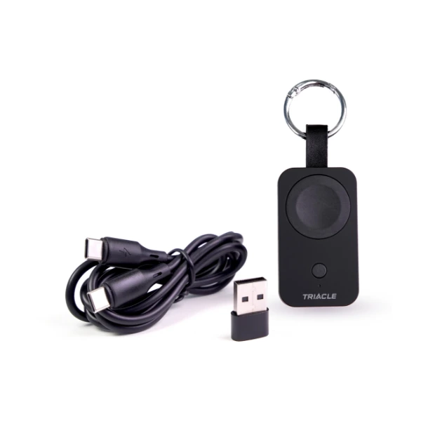 Triacle Apple Watch powerbank 1000 mAh, svart - Power.se