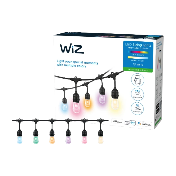 WiZ string lights Smart ljusslinga 14,8 m - Power.se