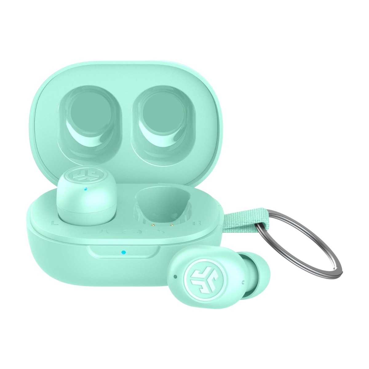 JLab JBuds Mini True Wireless In-Ear hovedtelefoner, mint grøn - POWER.dk