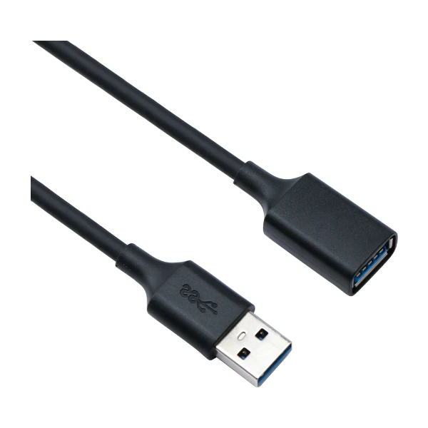 Eletra USB 3.0 Am - Af 3M kabel, svart - Power.se