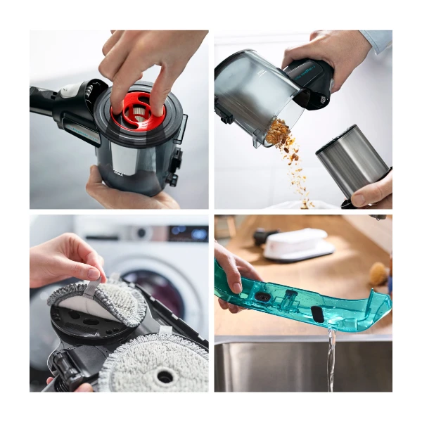 Bosch BCS71HYG3 Unlimited 7 Prohygienic Aqua ledningsfri støvsuger ...