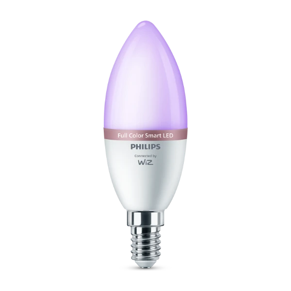 Philips RGB smart lampa E14 C37 4,9W 3st - Power.se