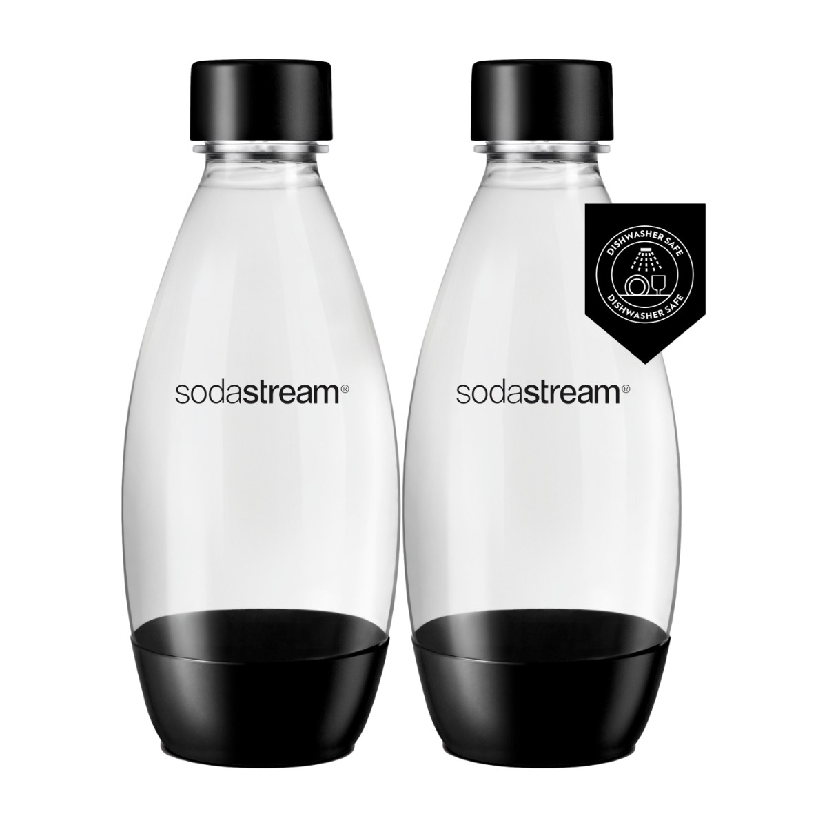 SodaStream maskinvaskbare flasker 2 X 0,5 l - POWER.dk