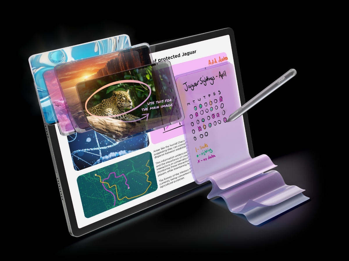 Lenovo Idea Tab Pro 12,7" (inkl. Tab Pen Plus) 128 GB surfplatta, Luna Grey - Power.se