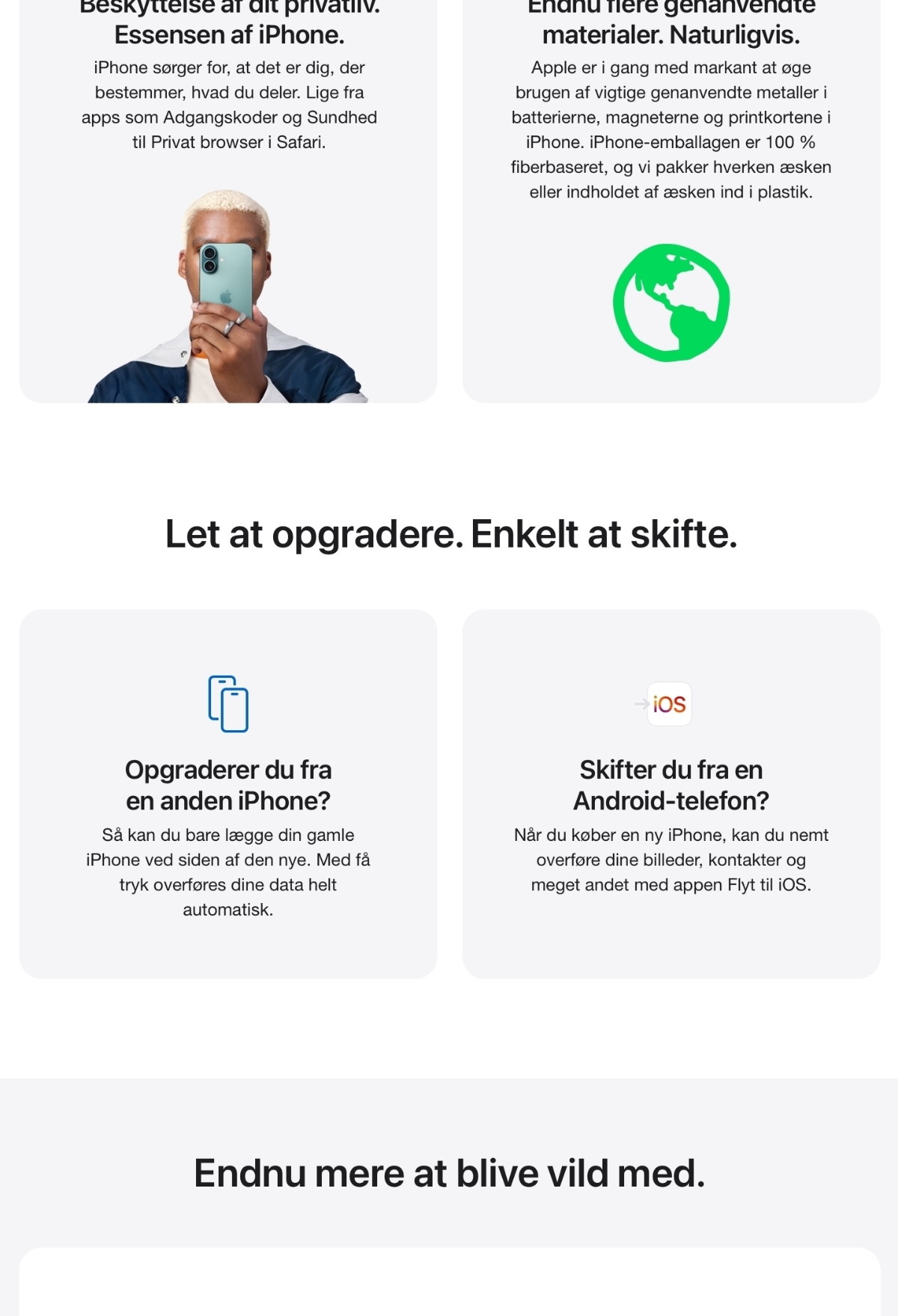 Apple iPhone 16 256 GB, sort - POWER.dk