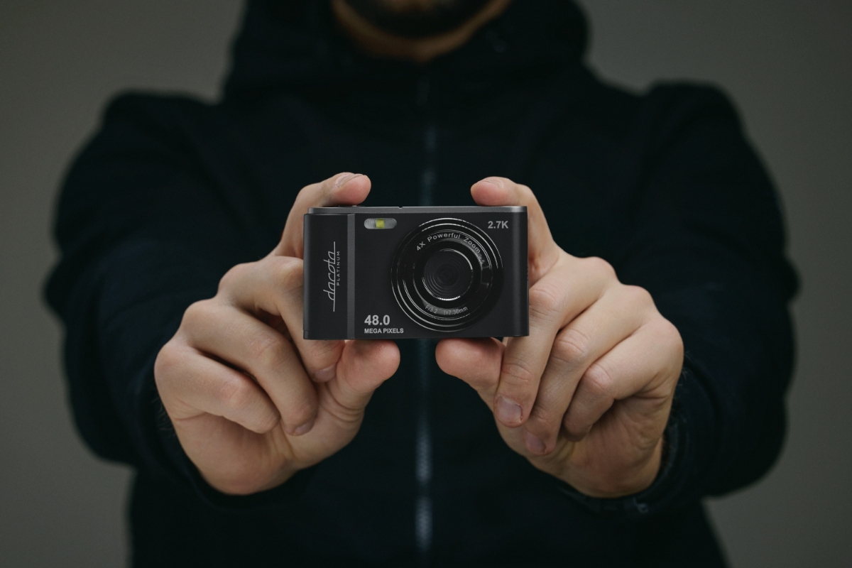 Dacota Platinum DC03 digitalkamera 48 MP 4X, sort - POWER.dk