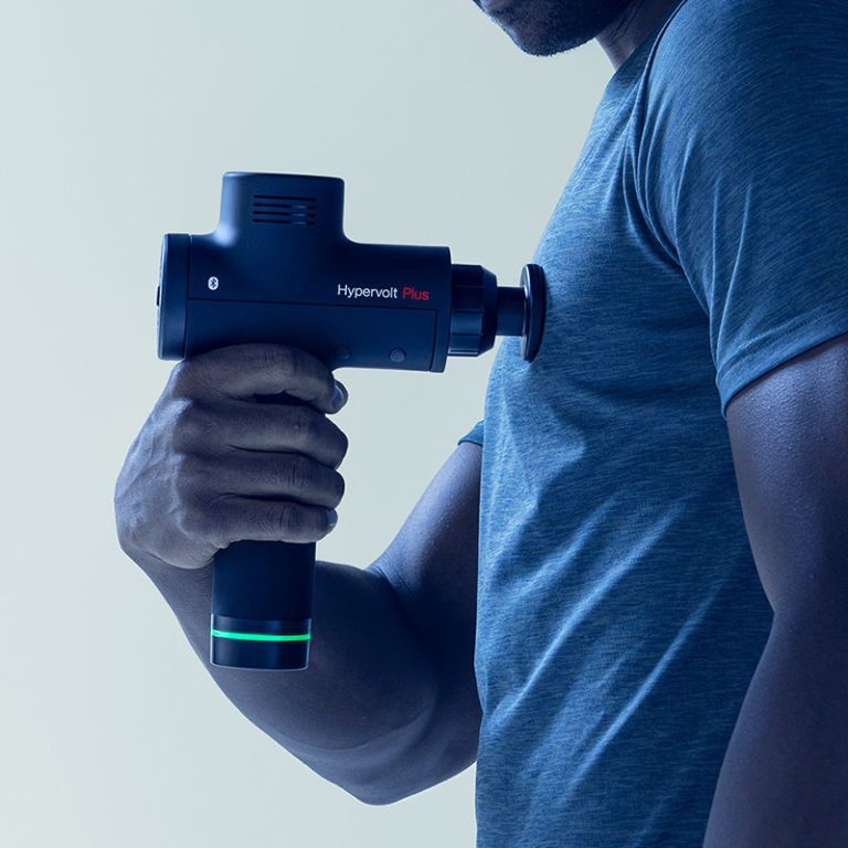 HYPERICE HYPERVOLT PLUS BLUETOOTH MASSASJEPISTOL FOR BEHANDLING AV ...