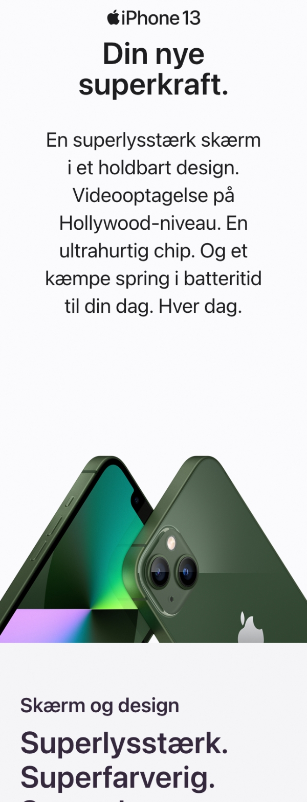 Apple iPhone 13 128 GB, Stjerneskær - POWER.dk