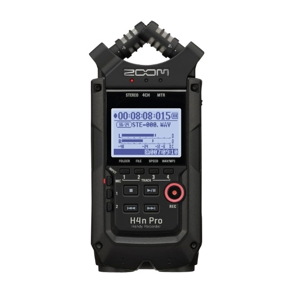 Zoom H4N Pro Praktisk Optager, sort - POWER.dk