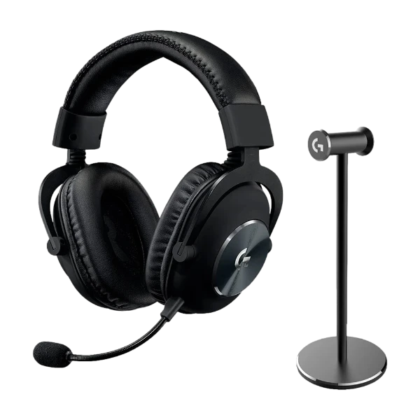 Logitech G Pro X gaming headset & Logitech G headset stand bundle ...