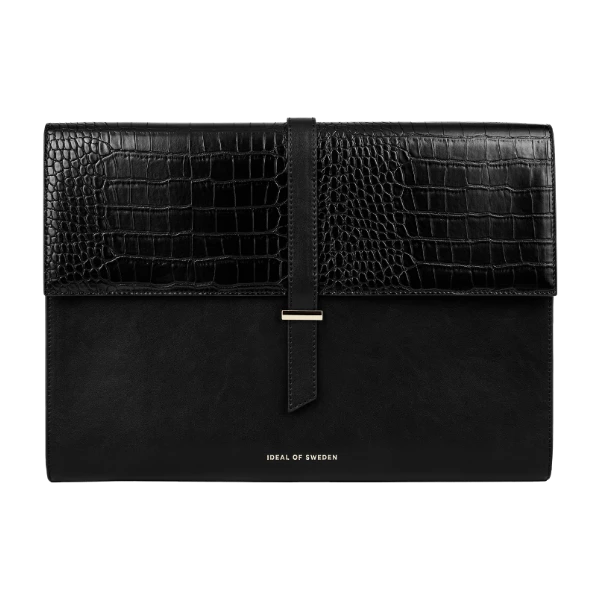 IDEAL OF SWEDEN NOA LAPTOP SLEEVE 16" NEO NOIR CROCO - Power.dk