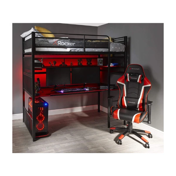X Rocker Battlebunk Gamer-Seng, sort - POWER.dk