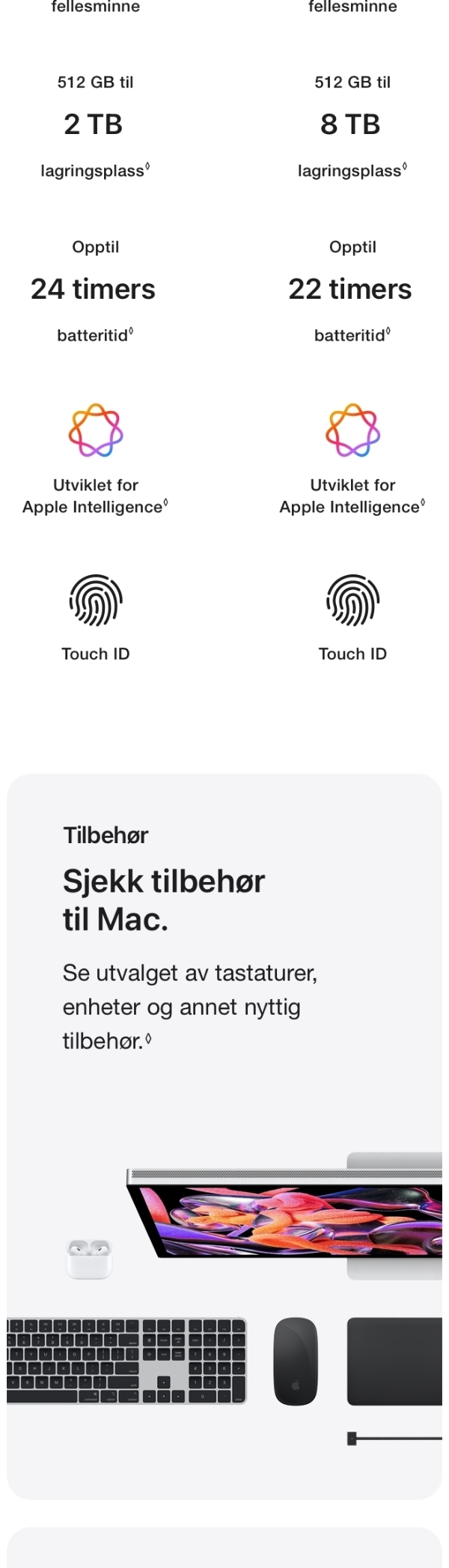 Apple MacBook Pro 14" (2024, M4) 16/512 GB, stellarsvart - Power.no