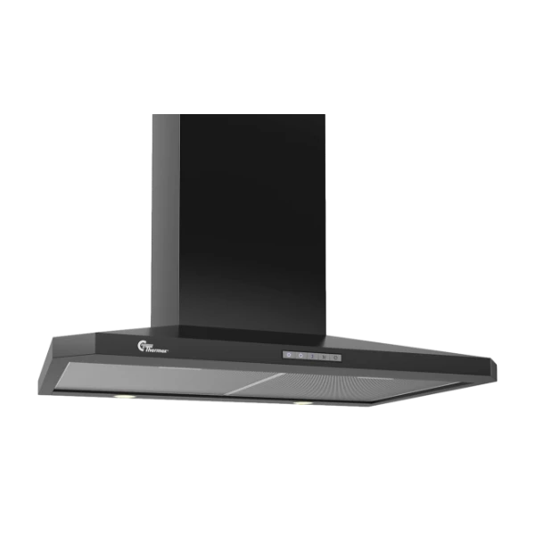 Thermex Decor 787 vægmonteret emhætte, 70 cm sort - POWER.dk