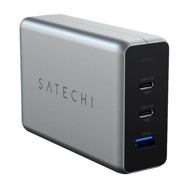 Satechi 100W Gan Dual USB-C/A pd-laddare - Power.se