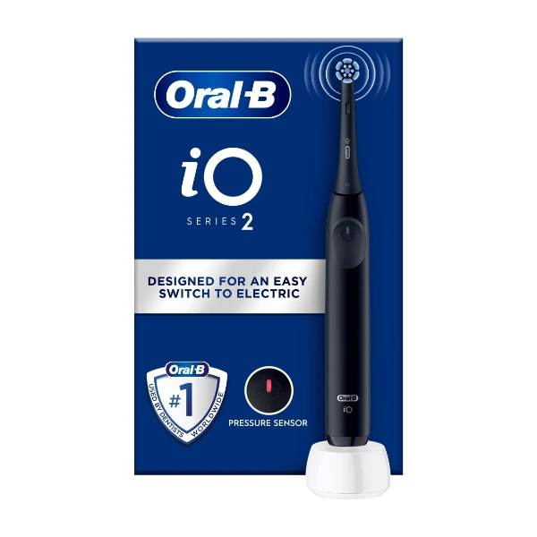 Oral-B iO2 elektrisk tandbørste, Midnatssort - POWER.dk
