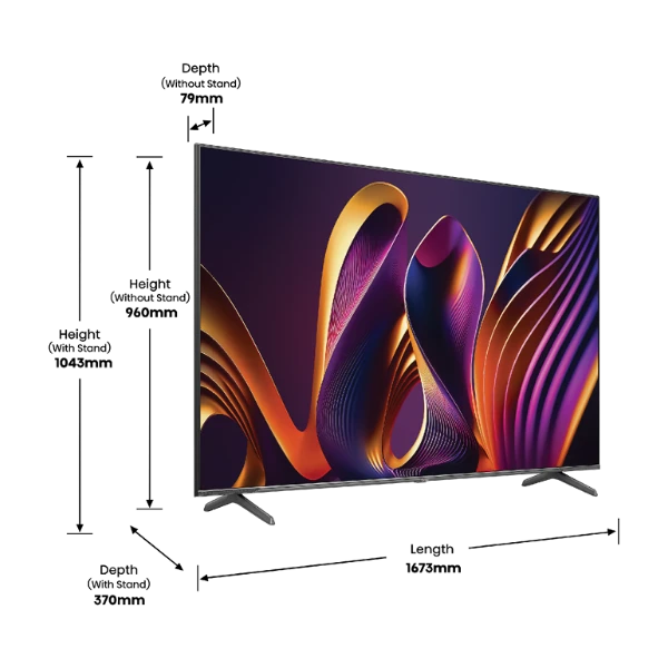 Hisense 75" 4K Ultra HD QLED TV 75E7NQ Pro - Power.fi