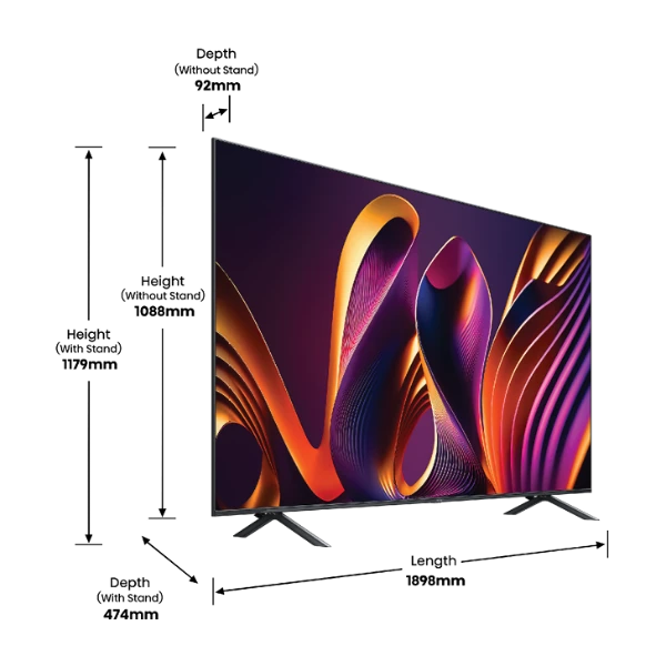 Hisense 85" 4K Ultra HD QLED TV 85E7NQ Pro - POWER.dk