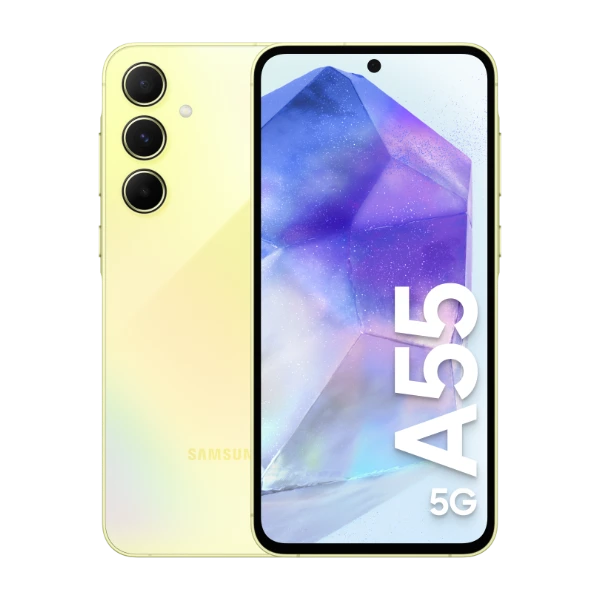 Samsung Galaxy A55 5G 256 GB, Awesome Lemon - Power.no