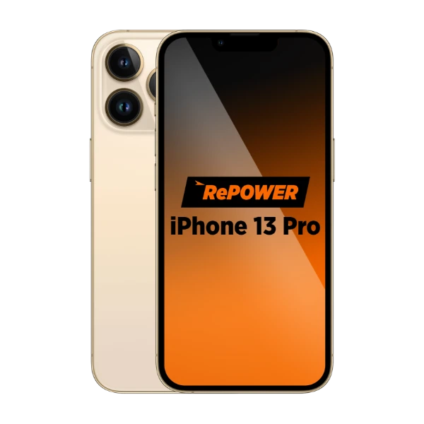 RePOWER iPhone 13 Pro 128 Gt, kulta, kuntoluokka B - Power.fi