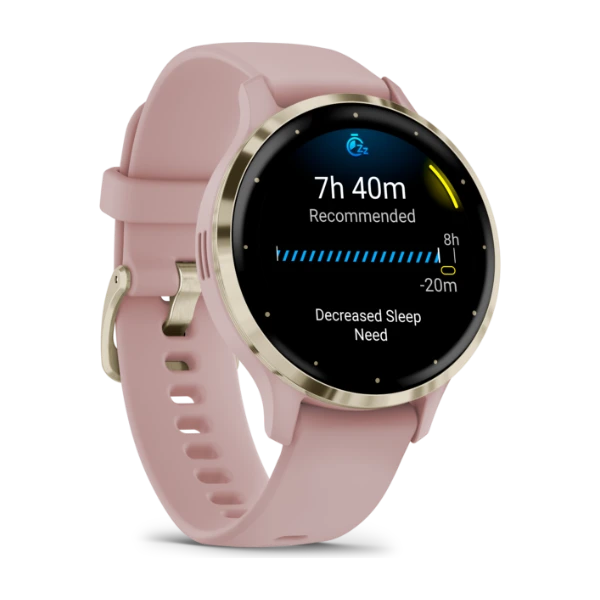 Garmin Venu 3S smartwatch pink Dawn/soft gold - POWER.dk