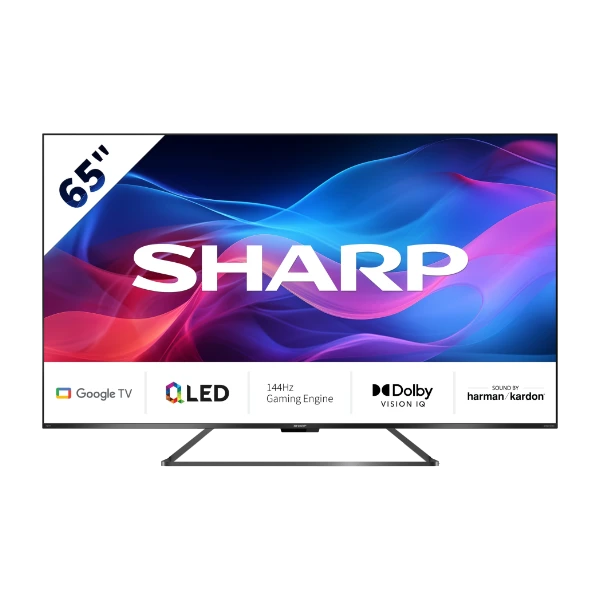Sharp 65" 4K UHD QLED Google TV 65GR8465E - Power.dk