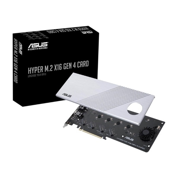 ASUS HYPER M2 X16 GEN 4 CARD PCIE-ADAPTER - POWER.dk