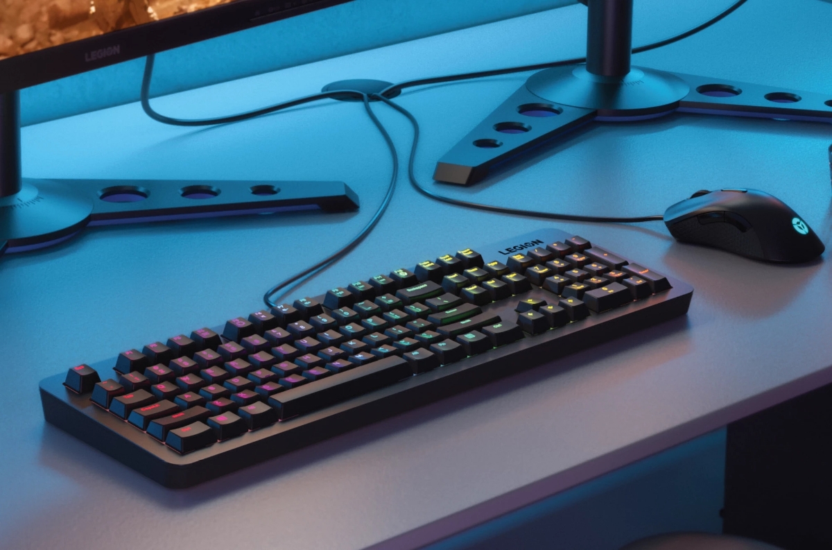Lenovo Legion K300 RGB gaming-tastatur - POWER.dk