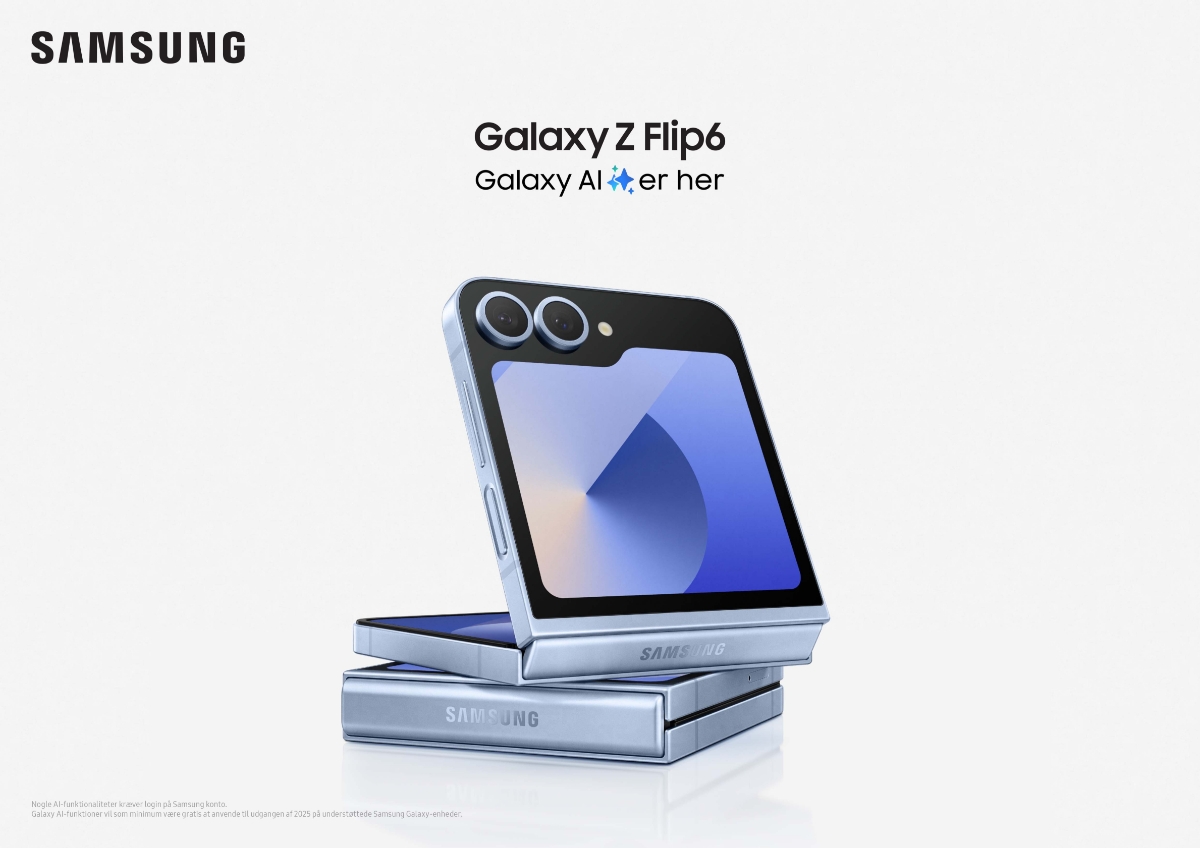 Samsung Galaxy Z Flip6 256 GB, Silver Shadow - POWER.dk