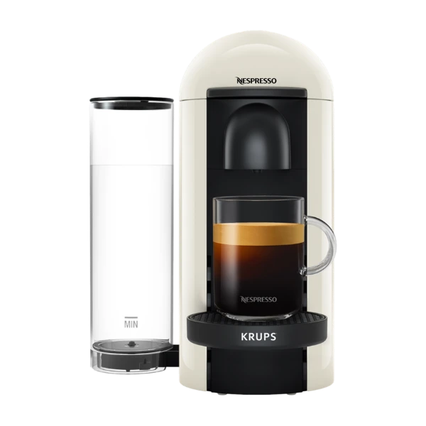 Nespresso Vertuo Plus kapselmaskine By Krups, hvid - Power.dk