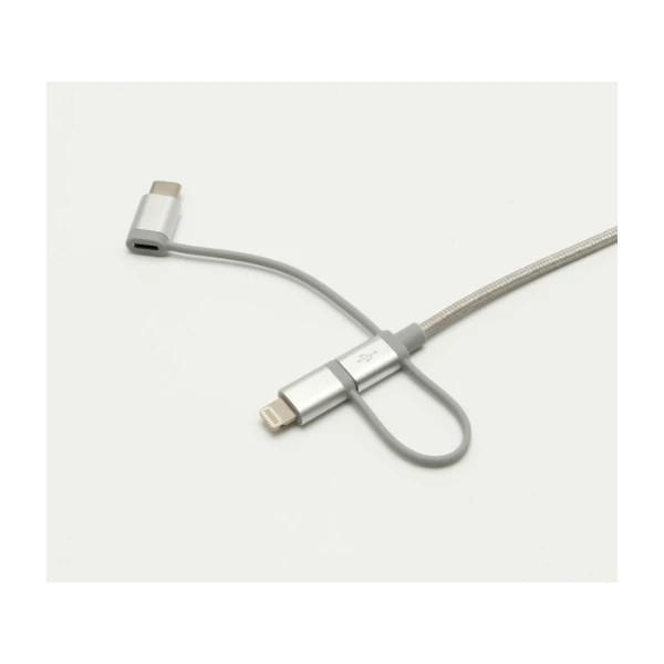 Eletra 3-in-1 USB-Johto, 1 m - Power.fi