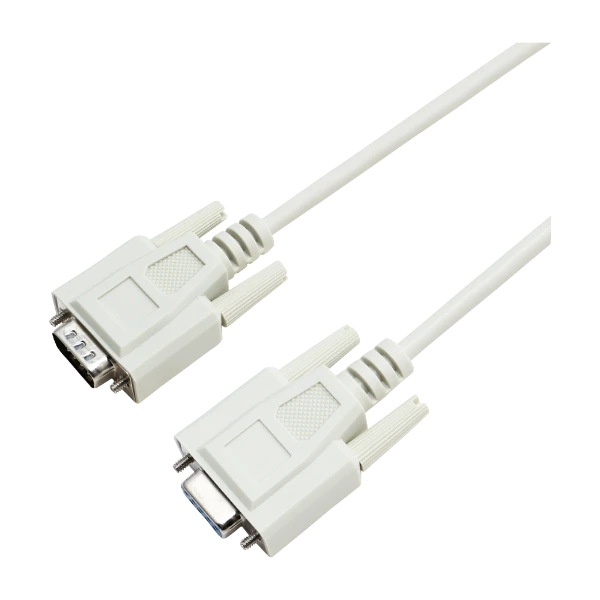 Eletra RS232 DB9 M - F 1M kaapeli, harmaa - Power.fi