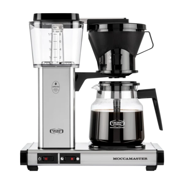 Moccamaster Manual kaffemaskine, Polished Silver - POWER.dk