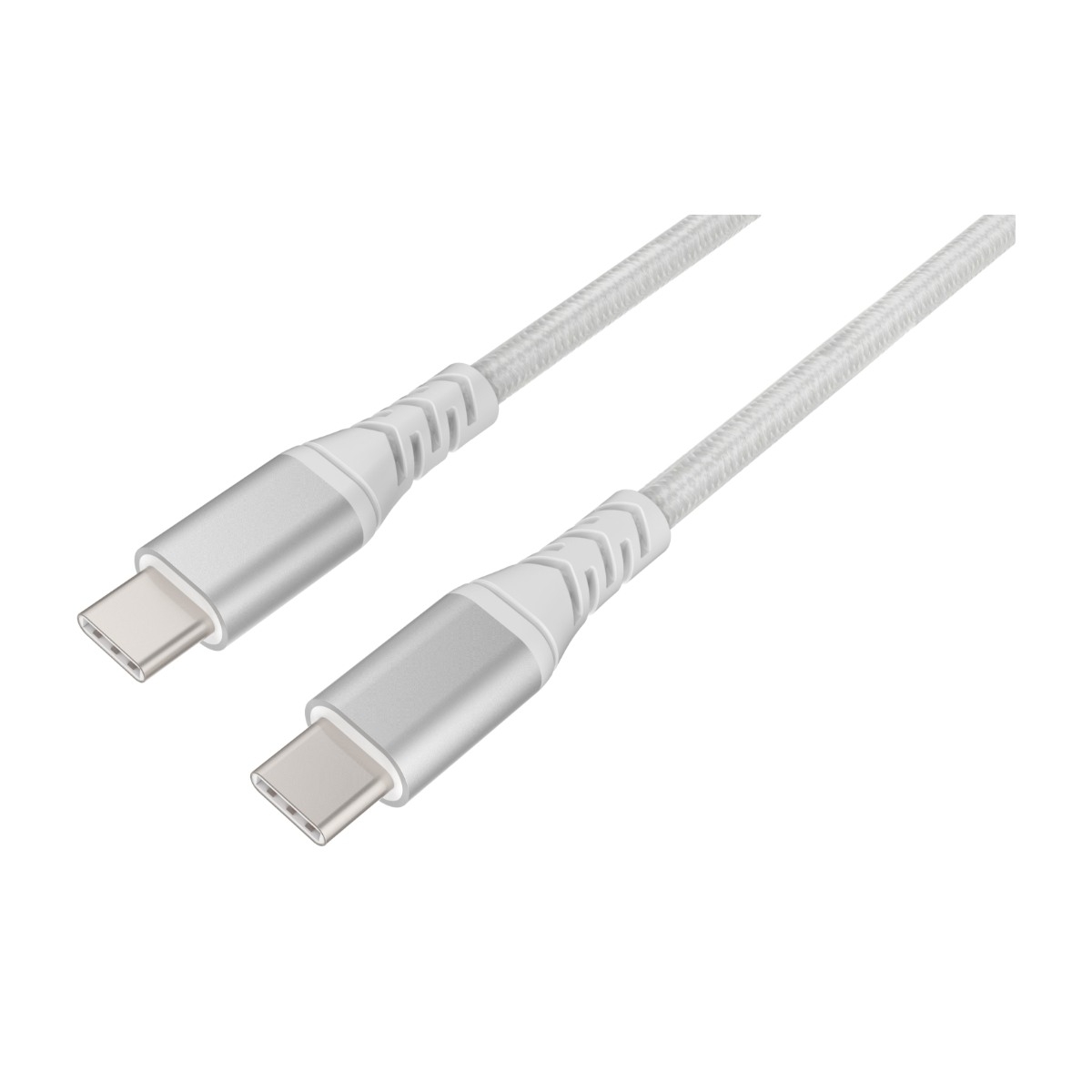 Dacota Platinum USBC-USBC kabel 2 M, hvit - Power.no
